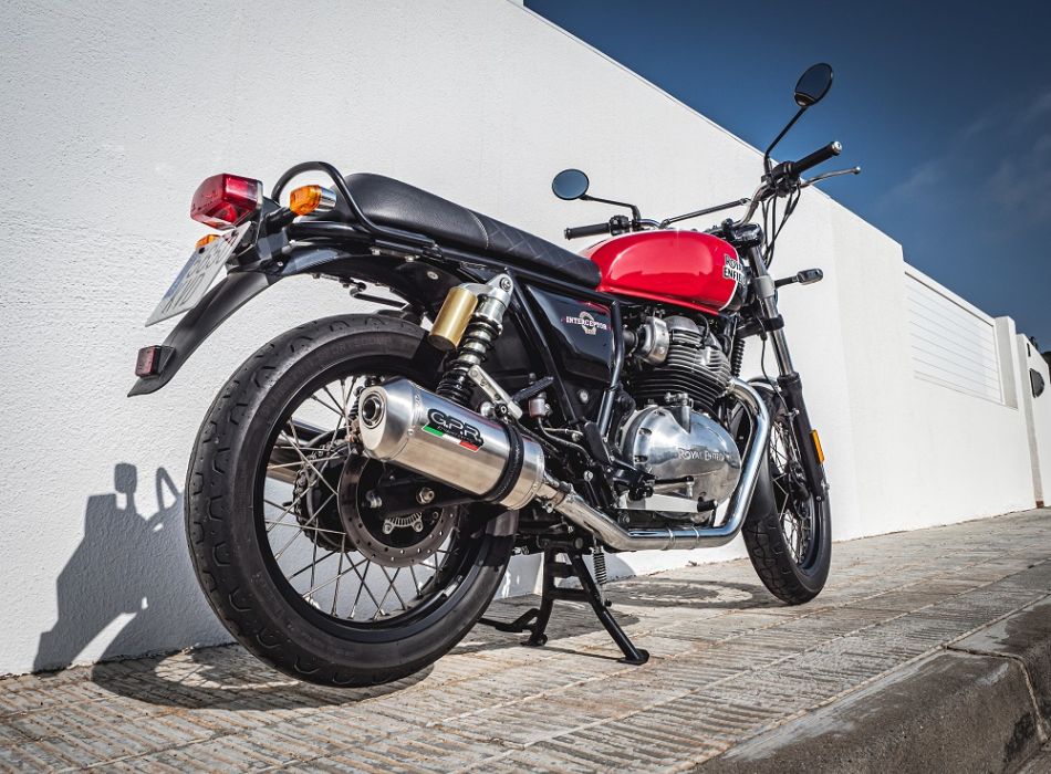GPR exhaust compatible with Royal Enfield Interceptor 650 2021-2025 ...
