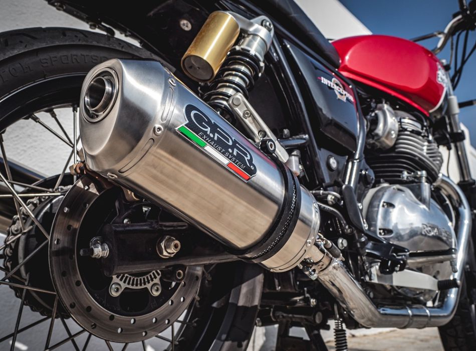 GPR exhaust compatible with Royal Enfield Interceptor 650 2021-2025 ...
