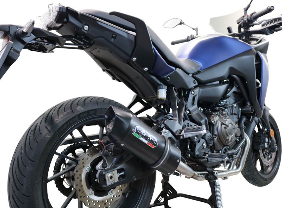 GPR exhaust compatible with Yamaha Tracer 7 2021-2024, Furore Nero ...