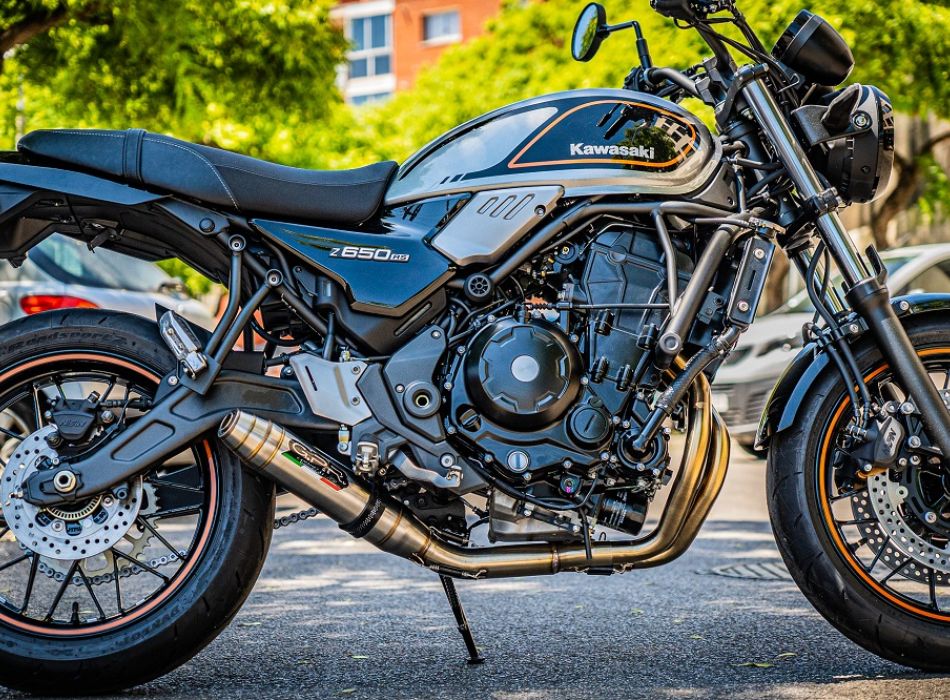 GPR exhaust compatible with Kawasaki Z650RS 2021-2023, Deeptone Inox, Full system exhaust ...