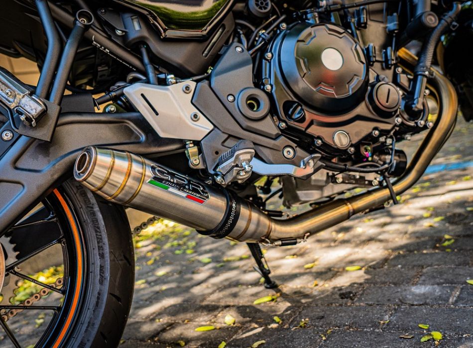 GPR exhaust compatible with Kawasaki Z-650RS 2021-2023, Deeptone Inox ...
