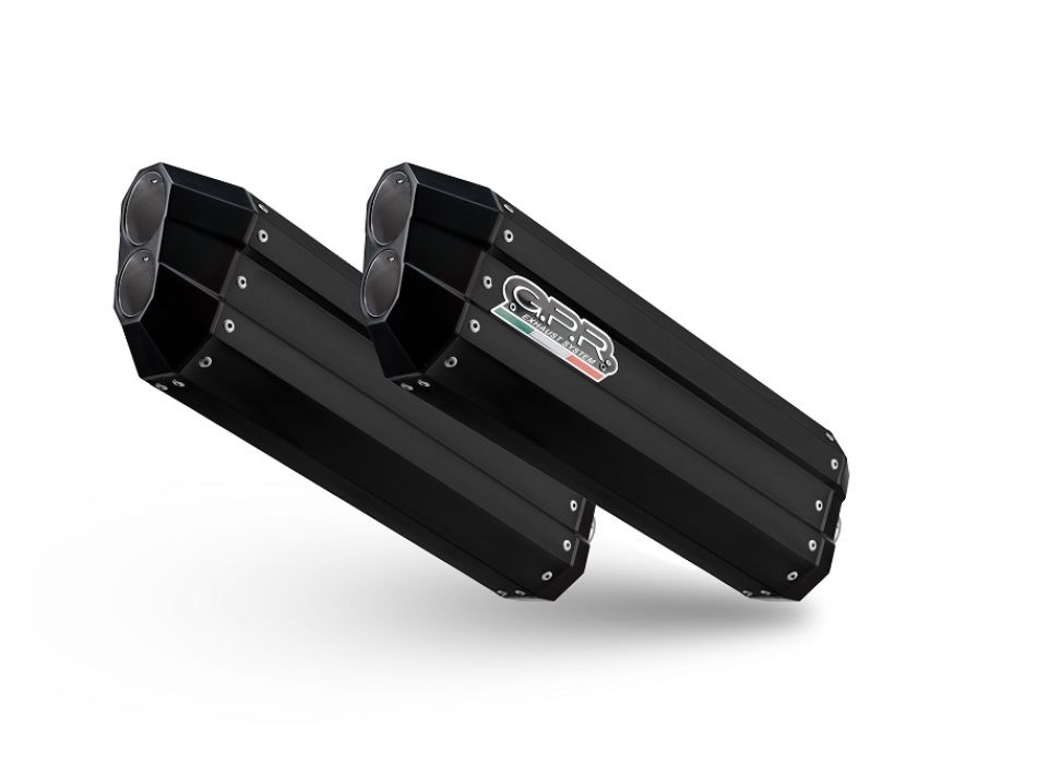 GPR exhaust compatible with Bmw K1600GTL 2017-2021, Hyper Sonic Black ...