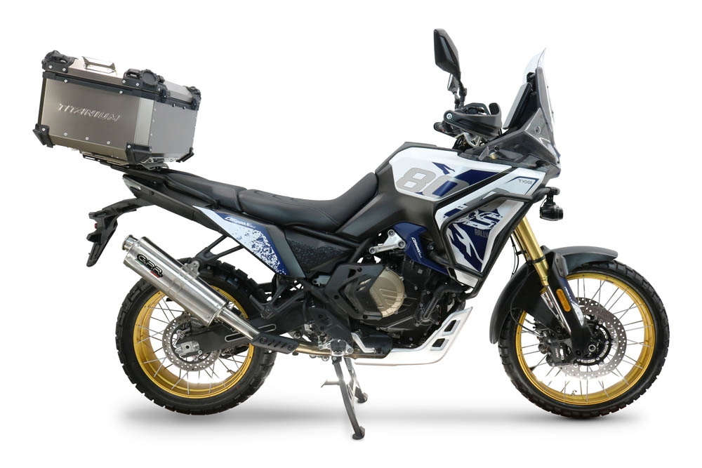 Voge DS 800 Rally 2025/2026 GPR TECH Top case in Titanium , Titanium ...